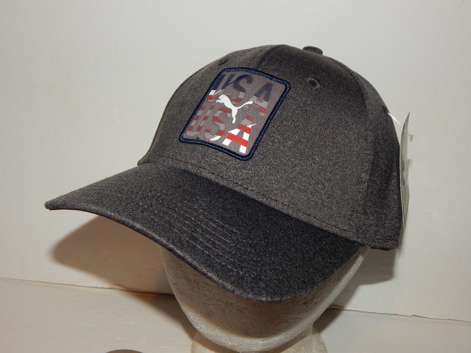 Puma USA RWB Cat Hat / Cap Size L/XL Med. Grey | eBay