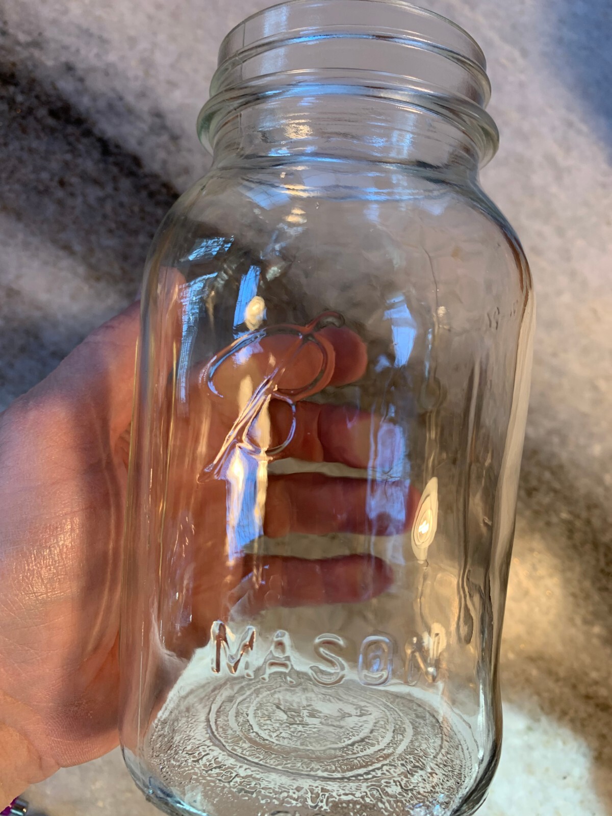 RARE BALL Mason Jar MISPRINT / MISPRINTED / ERROR "B" Letter only, Holy ...
