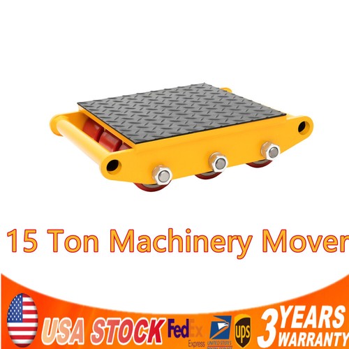 Shipping Trolley 360°Swivel Heavy Duty Machinery Mover Dolly Skate Roll ...