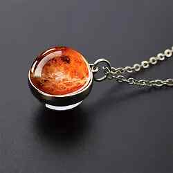 Planet astronomy glass orb pendants | eBay
