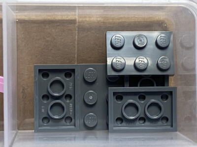 LEGO Parts - Dark Bluish Gray Plate 2 x 3 - No 3021 - QTY 5 | eBay