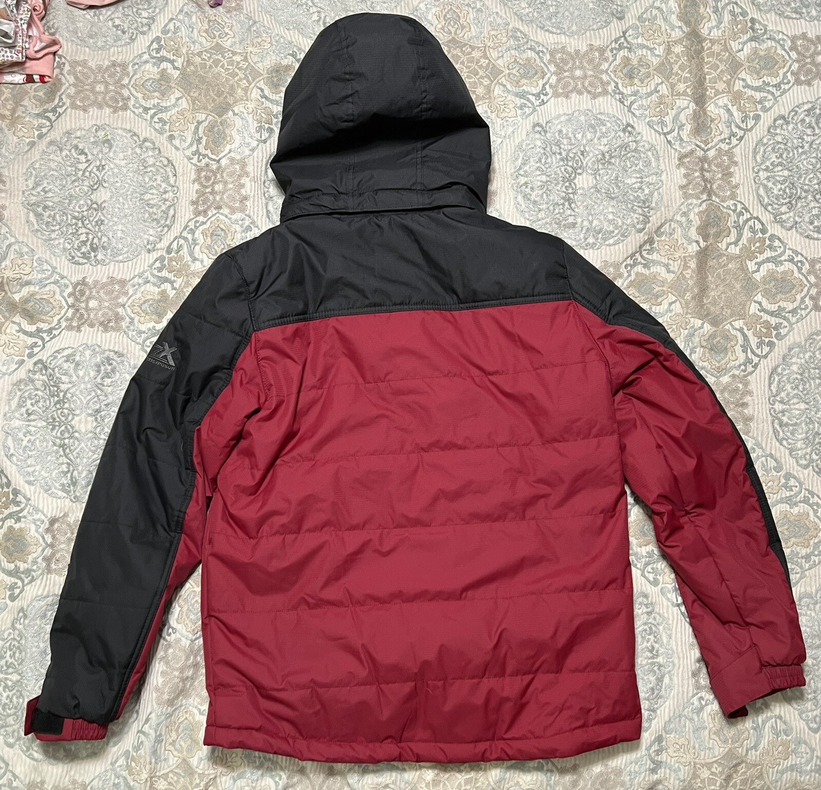 Zeroxposur Mens Red Insulated Winter Jacket With Removable Hood Size ...
