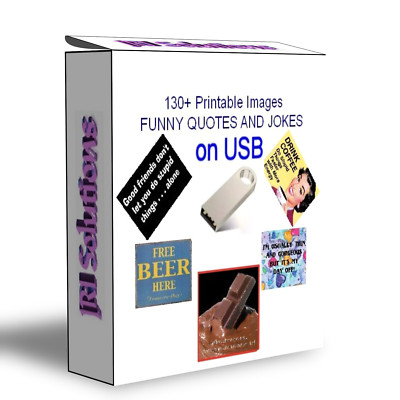 FUNNY QUOTES & JOKES IMAGES ON USB ART CRAFT / CARD MAKING | eBay