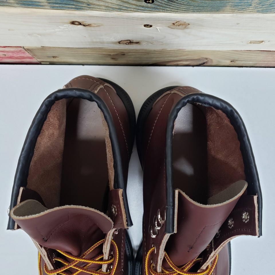 Red Wing 8249 Supersole 6" Brown Steel Toe Safety Boots Men's Size 11.5 ...