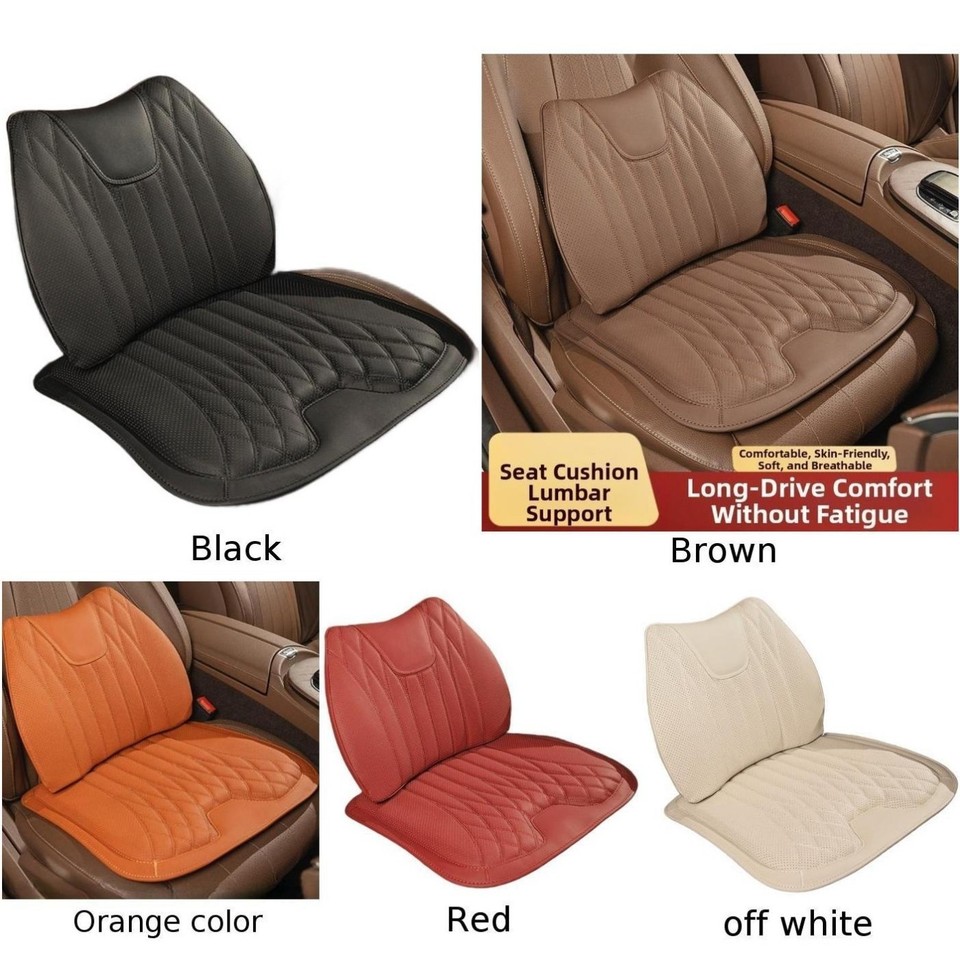 Car Seat Cushion Memory Foam Pad Silicone Anti-slip Particles For Most ...