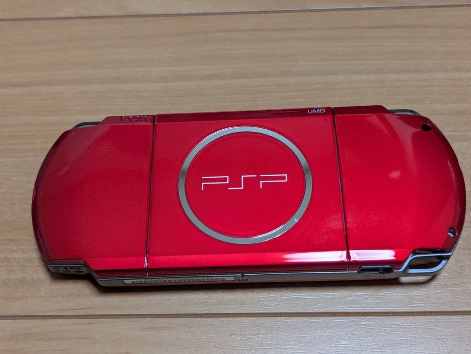 SONY PSP 3000 Radiant Red Console Only Tested Working Excellent ...