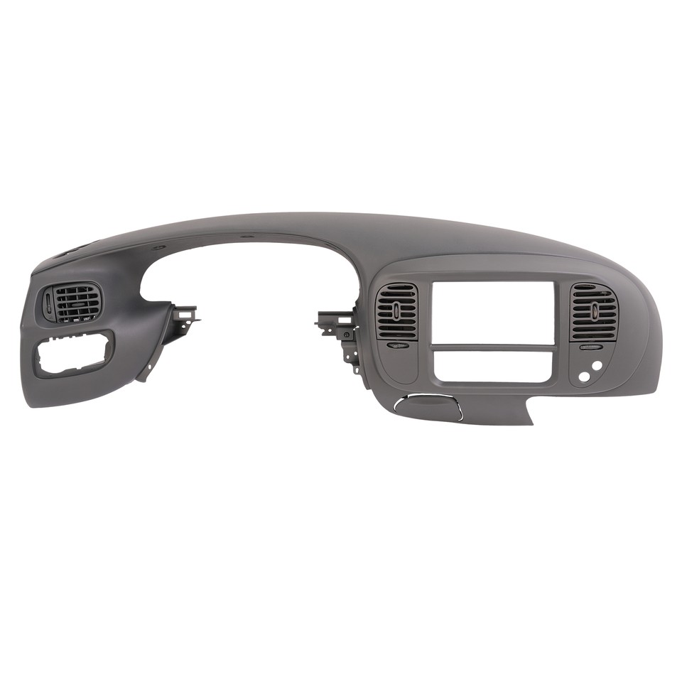 Dash Pad Bezel + Center Dash Radio Bezel W/Air Vent Gray For 97-03 Ford ...