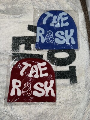 Y2K Beanie Hat The Risk Dome Cap New Multiple Colors Hip Hop Skull Cap ...