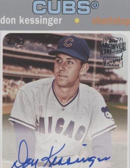 2018 Topps Archives - Fan Favorites Autographs 1971 Design Don ...