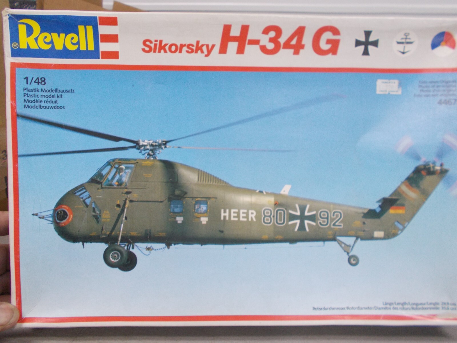 REVELL-#4467-H-34G-SIKORSKY-SEE BELOW-KIT-NOT SEALED~1:48 SCALE | eBay