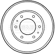Borg & Beck BBR7226 Brake Drum for sale online | eBay