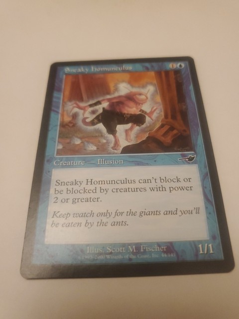 MTG Sneaky Homunculus Nemesis 44/143 Regular Common for sale online | eBay