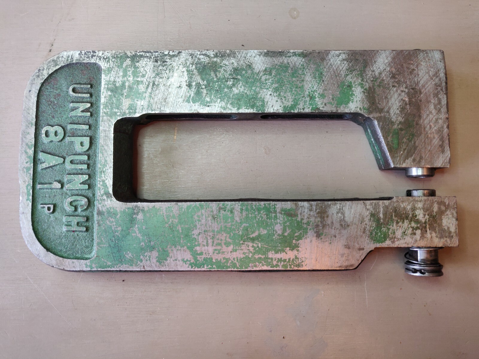 UNIPUNCH 8A1 1-1/2 PUNCH C-FRAME DIE SET PRESS, 8" THROAT, 1-1/2" WIDE ...