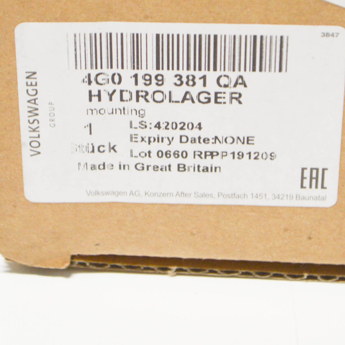 NEW AUDI A6 C7 RIGHT SIDE ENGINE MOUNT 4G0199381QA ORIGINAL 4G0-199-381 ...