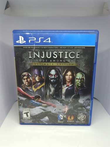 PlayStation 4 PS4 Injustice: Gods Among Us - Ultimate Edition (WB, 2013 ...