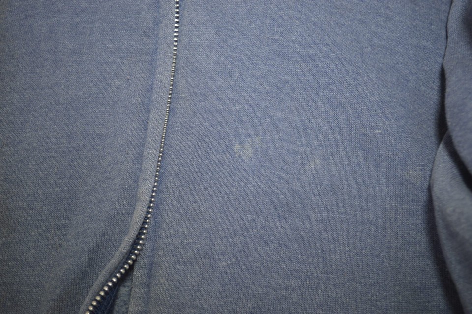 Vintage 90s Lee Heavyweight Full Zip Blank Hoodie Sweatshirt Blue XL ...