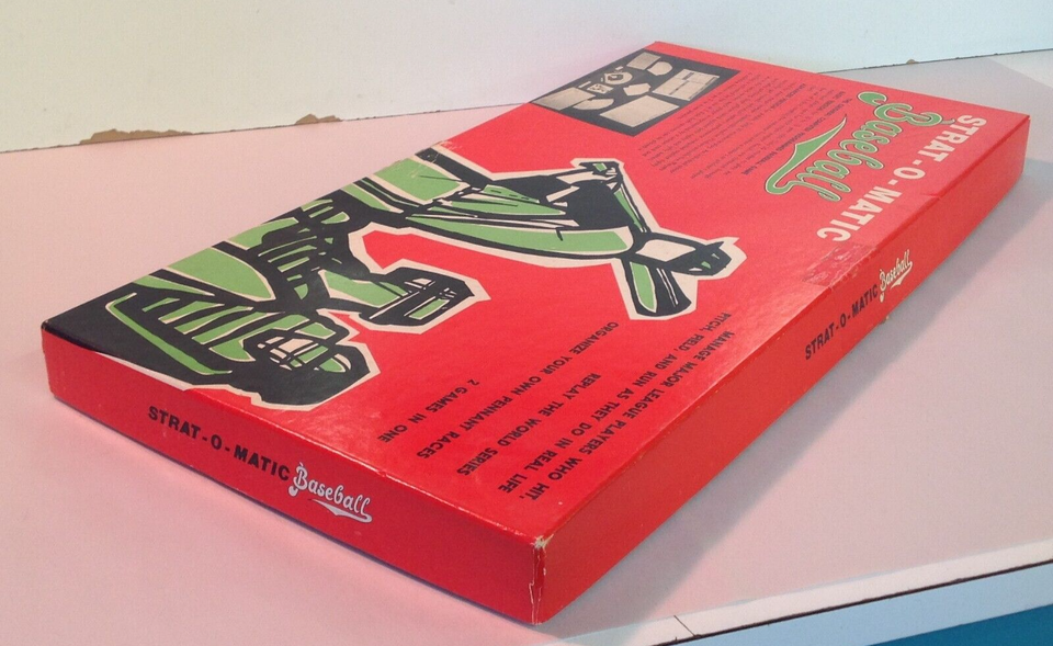 Vtg 1976 Strat-O-Matic Baseball Board Game Basic/Advanced Strategy ...