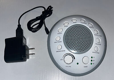 Soneic Relaxing Sleep Inducing 10-Sounds w/Timer Portable Sound Machine ...