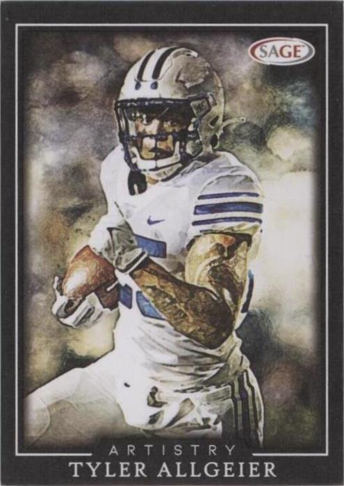 2022 SAGE Artistry - Tyler Allgeier #87 Canvas (RC) for sale online | eBay
