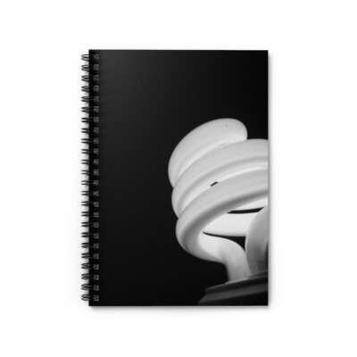 Light Bulb - Spiral Notebook - Ruled Line - Journal - Original ...