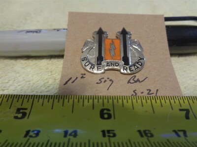 11th Signal Battalion S-21 Unit Crest, DI, DUI (DRAW#206) | eBay