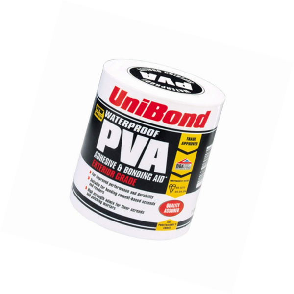 UniBond Waterproof PVA Adhesive and Bonding Agent Exterior Grade Tin ...