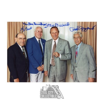 Berra, Snider, Musial, Rizzuto Autographed 8x12 Baseball Photo - PSA ...
