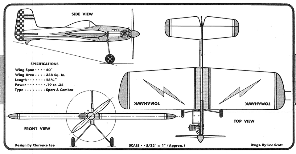 Short Kit Now Available Original 1950s VECO Tomahawk Control Line Stunt ...