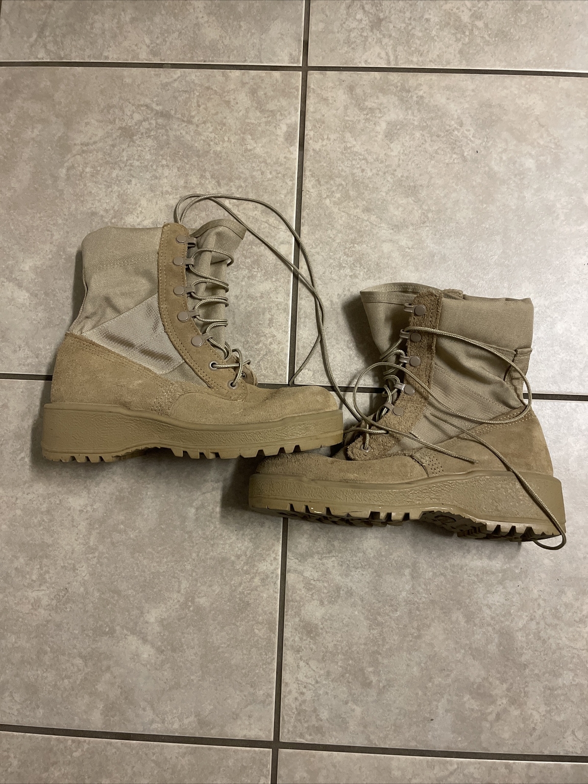 Genuine Altama Tan Army Combat Military Boots Vibram … - Gem