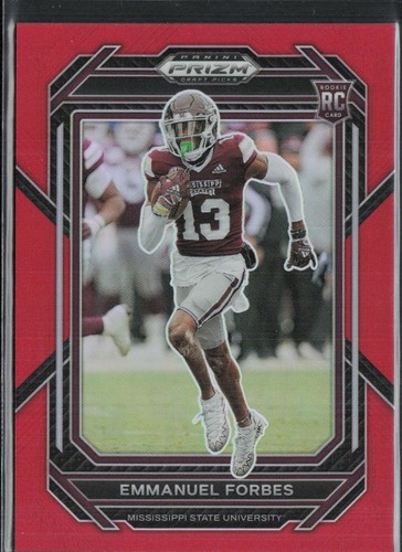 2023 Panini Prizm Draft Picks #180 Emmanuel Forbes Prizms Red #/299 | eBay