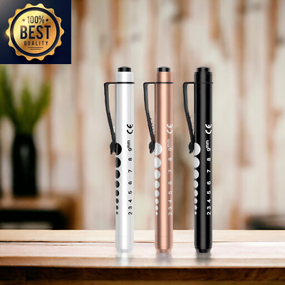 3Packs Lights Pen for Nurses, Reusable Medical Pen Light with Pupil ...