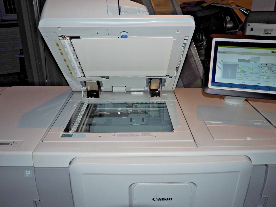 CANON OCE VARIOPRINT 115 PRINTER COPIER PUNCHER FINISHER STAPLER ...