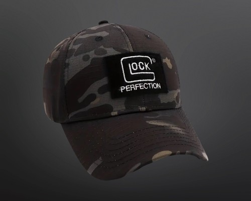 GLOCK PERFECTION HAT ONE SIZE FITS ALL TACTICAL HAT BASEBALL CAP BLACK ...