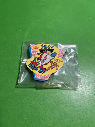 Vintage The Ren and Stimpy Show button “Yes I Made It” Graduation ...