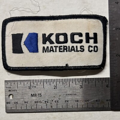 Koch Materials Co Patch | eBay