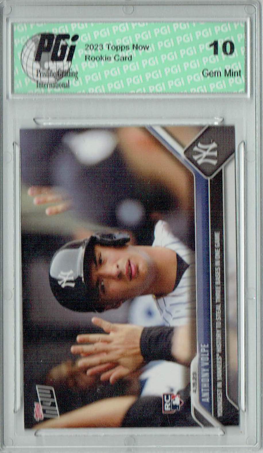 Anthony Volpe 2023 Topps Now #126 New York Yankees Rookie Card PGI 10 ...