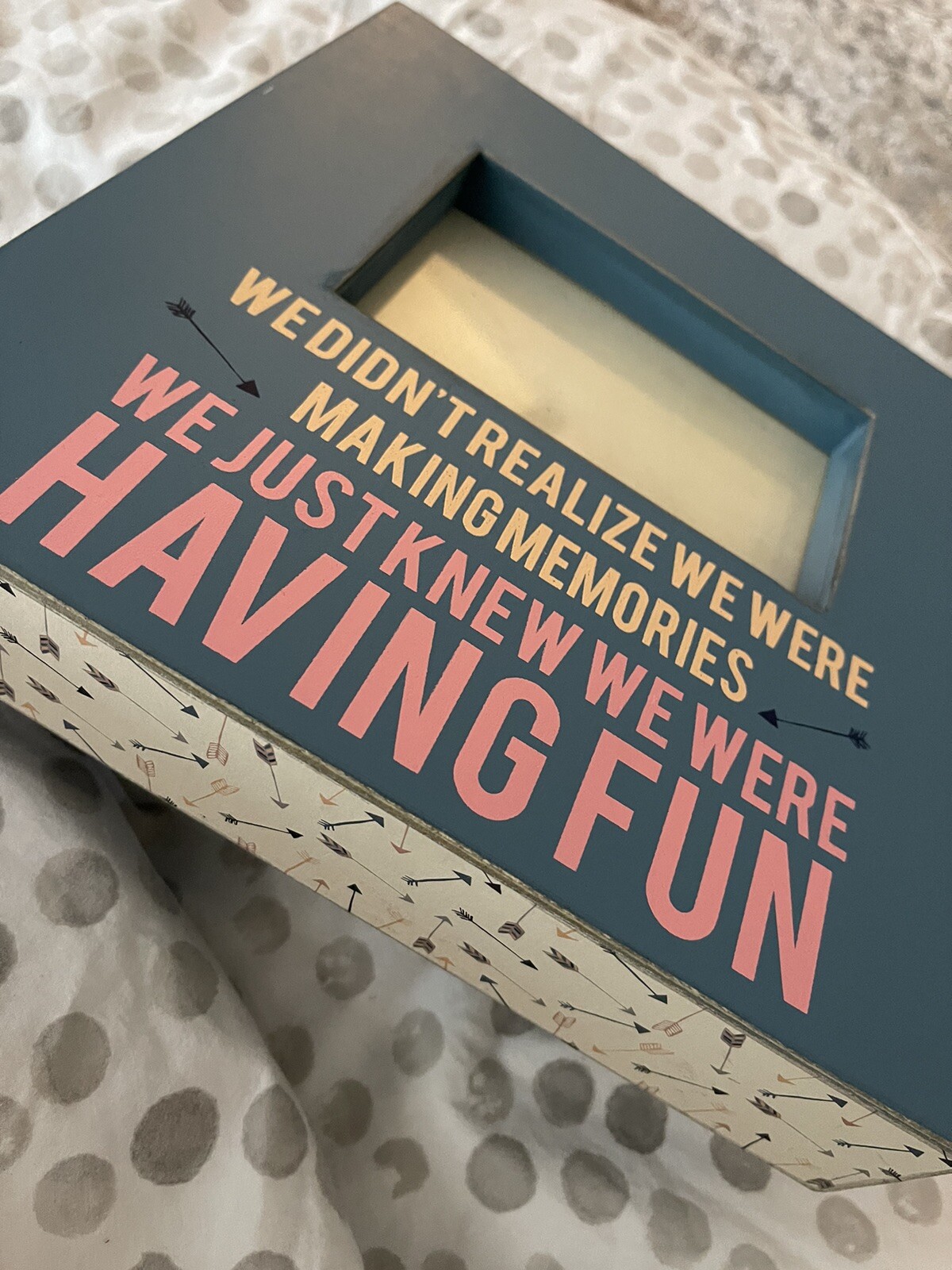 Photo Frame By Kathy “We didn’t realize we were making memories….” | eBay