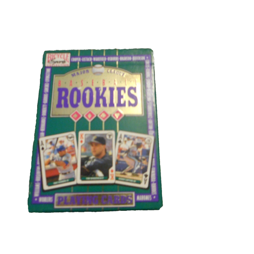 1993 Baseball Rookies Playing Cards Deck Major League Kenny Lofton Pat ...