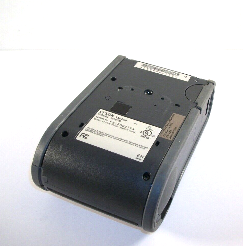 Epson M196B Mobile Thermal Printer TM-P60 | eBay