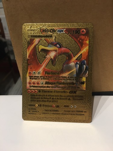carte pokemon Gold Or - Ho-Oh GX - PV190 - France - 21/147 | eBay