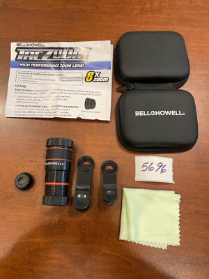 New Bell + Howell TacZoom Camera Lens Enhancers Tac Zoom with case | eBay