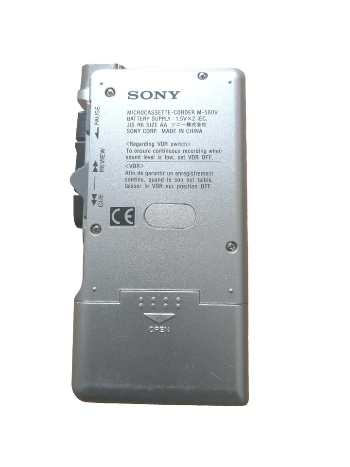 Sony M560V MicroCassette Tape Voice Recorder (M-560V) | eBay UK