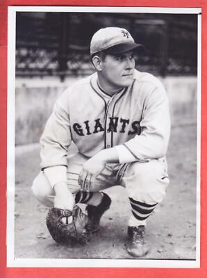 1933 NEW YORK GIANTS 6 X 8 SAM LESLIE TYPE 1 GLOSSY | eBay
