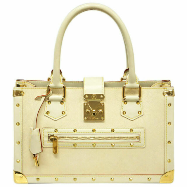 Louis Vuitton Fabulous Top Handle Bag Cream Leather for sale online ...