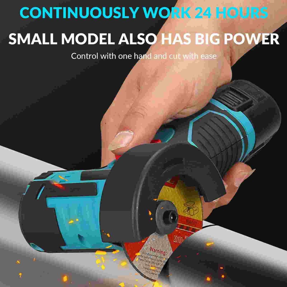 Cordless Mini Angle Grinder Brushless Cut Off Handheld Polish Grinding ...