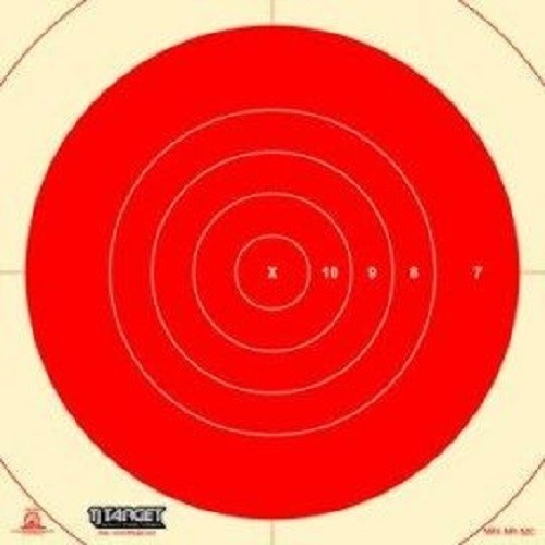 MR-52C (T)] NRA Off. 200 Yard Slow Fire High Power Rifle Target (25 red ...