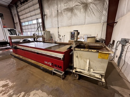 2013 Omax Maxiem 2040 CNC Waterjet 13'1"x6'5" Table Size, 40 HP pump | eBay