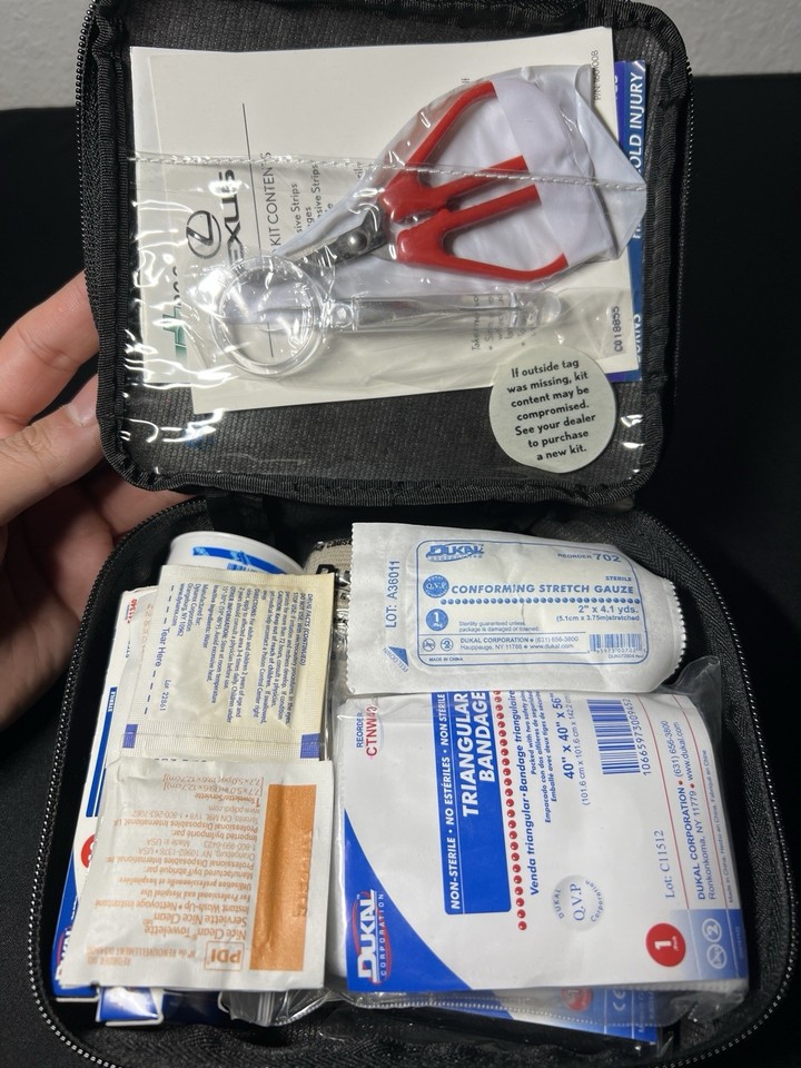 Vintage LEXUS First Aid Kit Emergency Medical Supplies All Models OEM ...