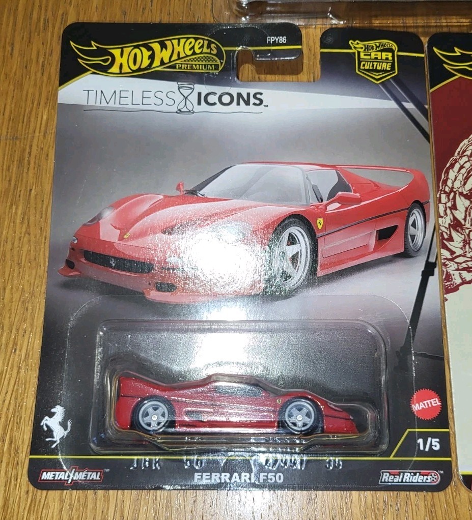 Hot Wheels Premium Car Culture Timeless Icons Ferrari F50 | eBay UK