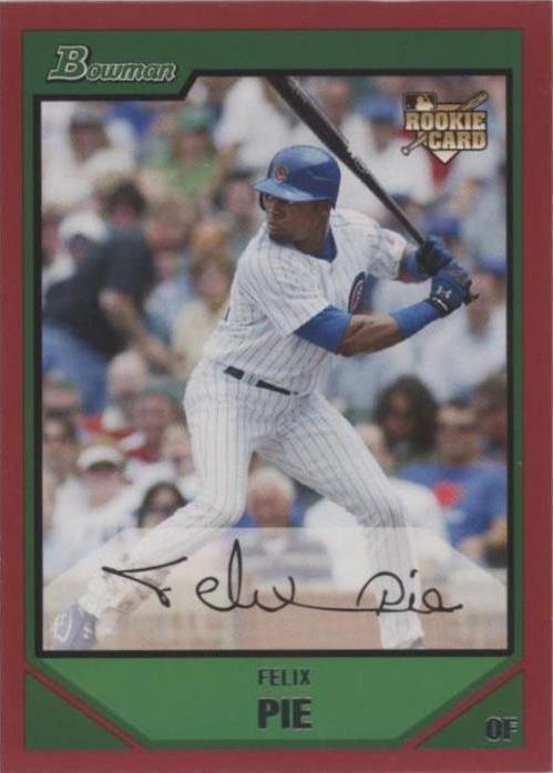 2007 Bowman Draft Picks & Prospects - Felix Pie #BDP45 Red /1 for sale ...
